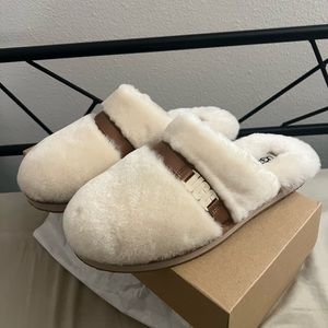 UGG | Shoes | New Ugg Dalla Cream Sheepskin Slippers | Poshmark
